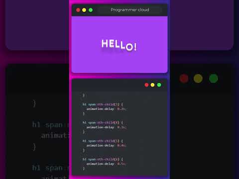 Create Cool Text Animation Design with HTML & CSS #html #css #textanimation #webdesign