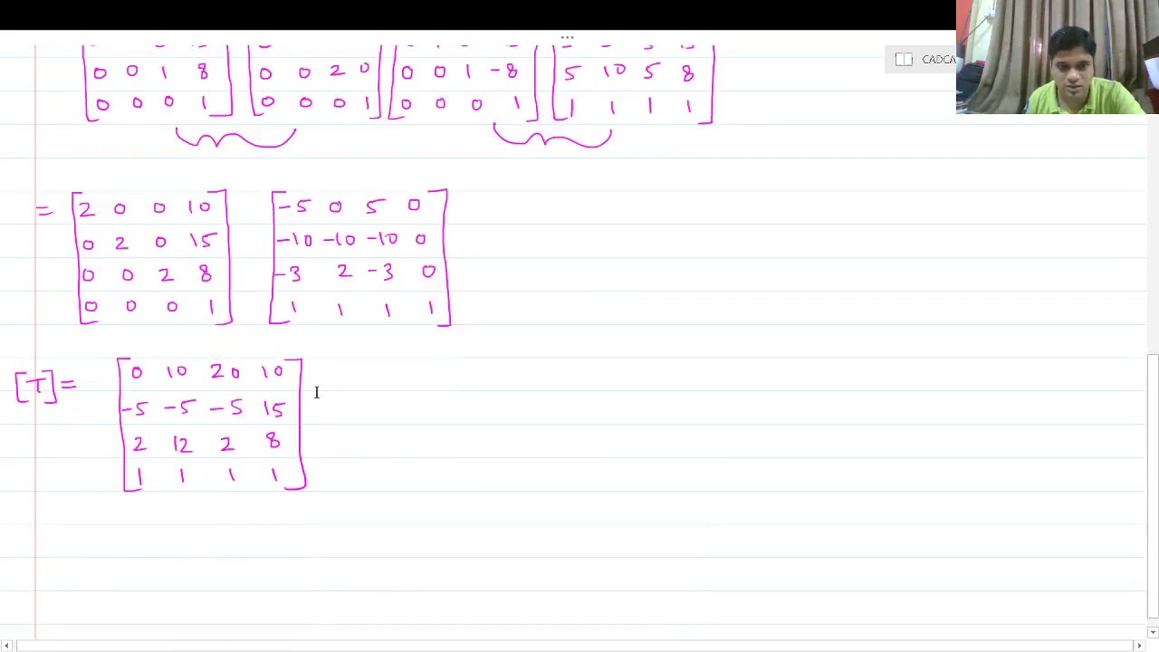3D Transformation C Program