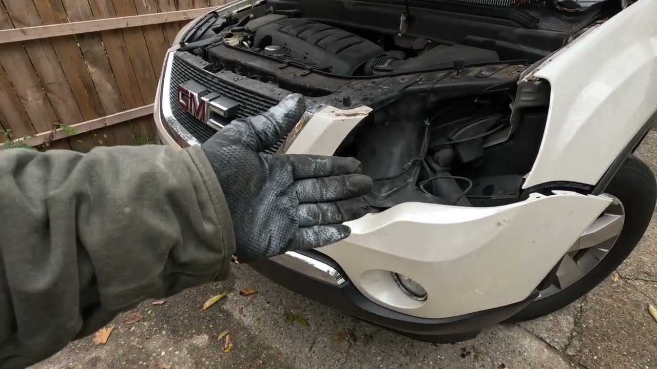 2007-2016 GMC Acadia Headlight and grille replacement