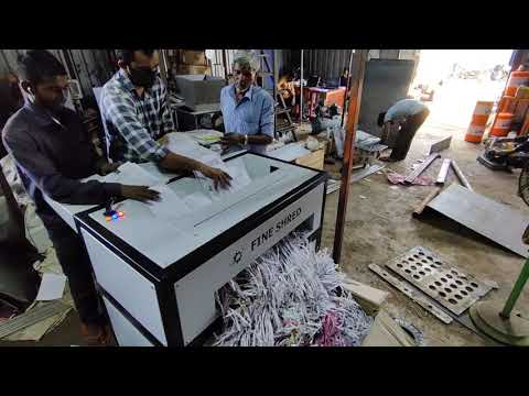 heavy duty paper shredder machine