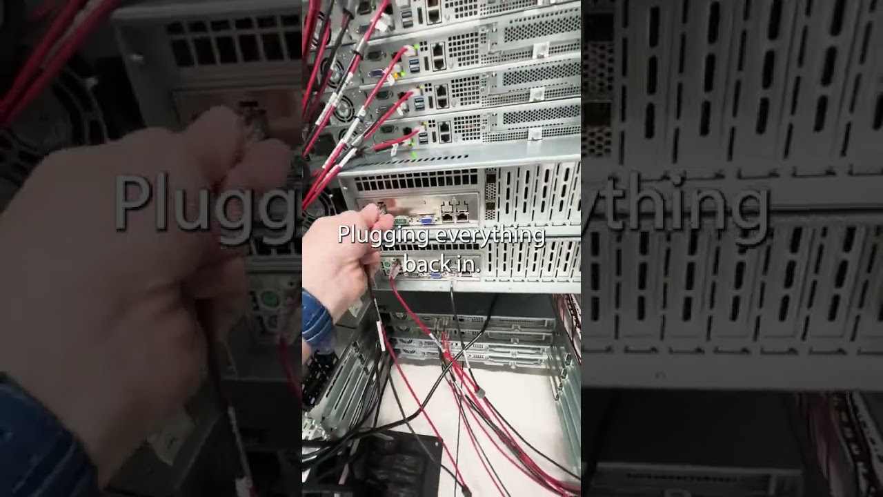 Fixing a drive with no connection #serverlife #datacenter #drive