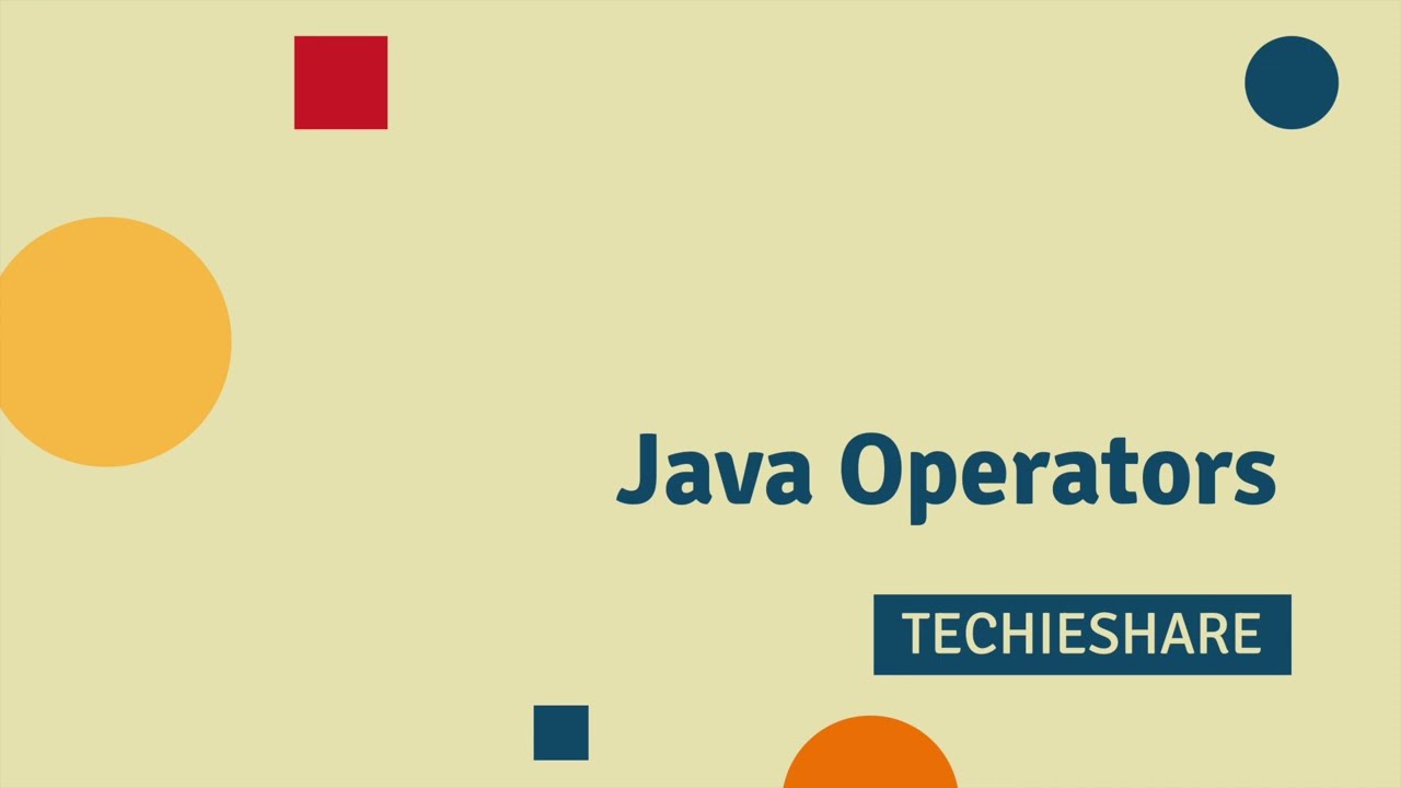 Java Operators Complete Tutorial 2025 | Arithmetic, Logical, Bitwise & More