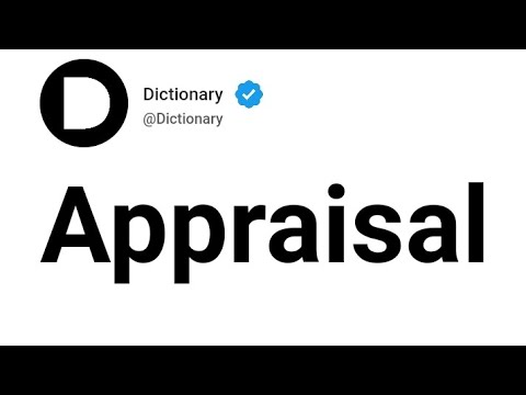 Appraisal Meaning In English