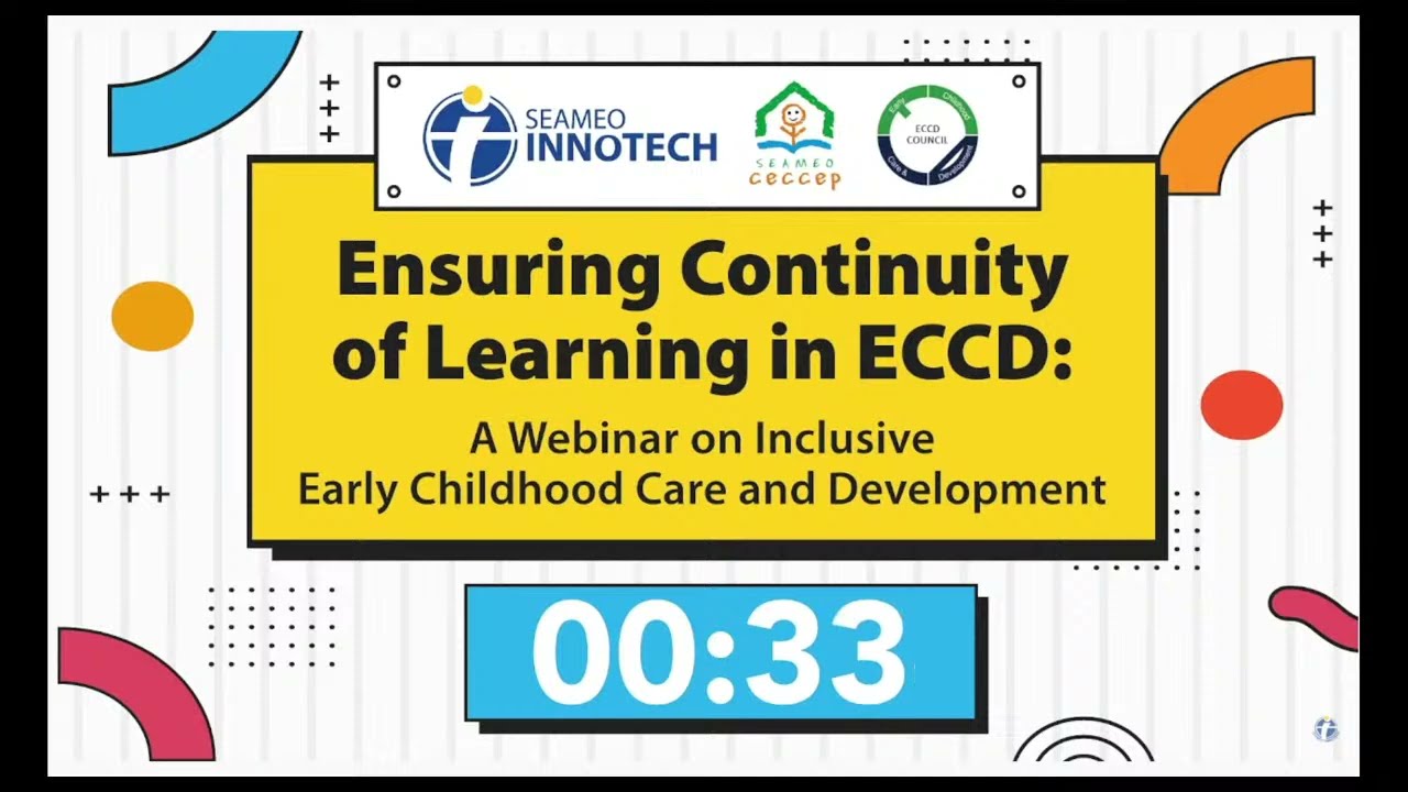 Ensuring Continuity of Learning in Early Childhood Care and Development ...