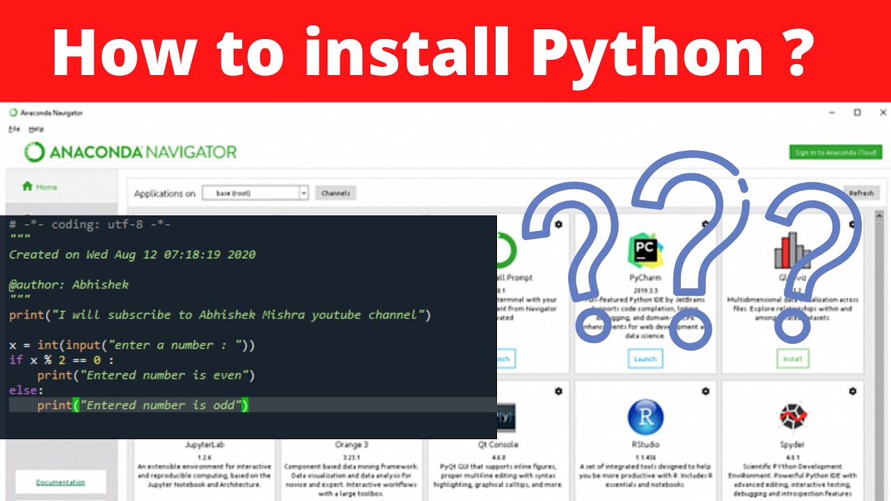 1. How to get started with Python programming ?