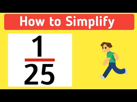 How to Simplify the Fraction 1/25