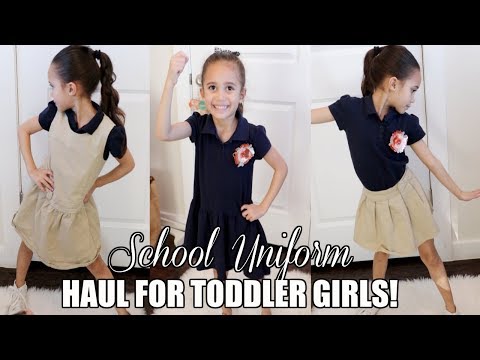 SCHOOL UNIFORM HAUL FOR TODDLER GIRLS! | How To Style Uniforms For Girls
