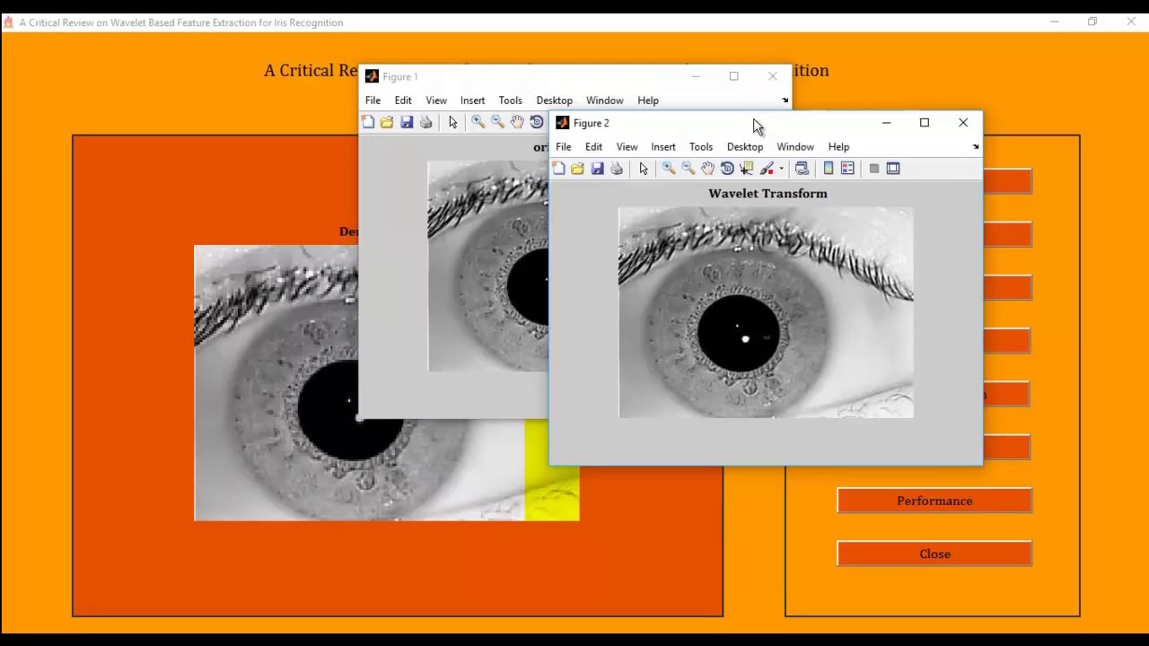 Wavelet based Feature Extraction Iris Recognition Matlab Projects