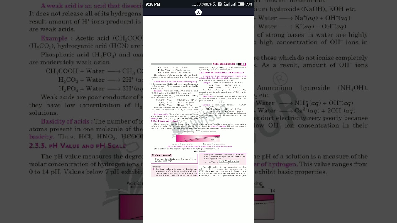 10th Class Science Book Chapter 2 questions and book PDF notes