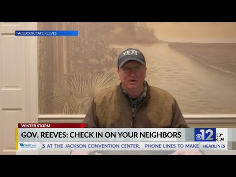 Snow and ice damage businesses in Natchez