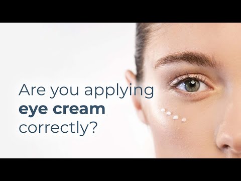 How to apply eye cream correctly