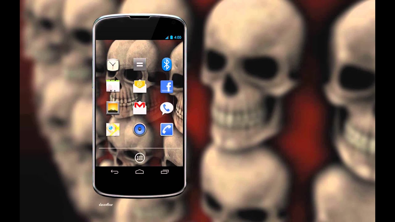 Skulls of hell Live Android Wallpaper