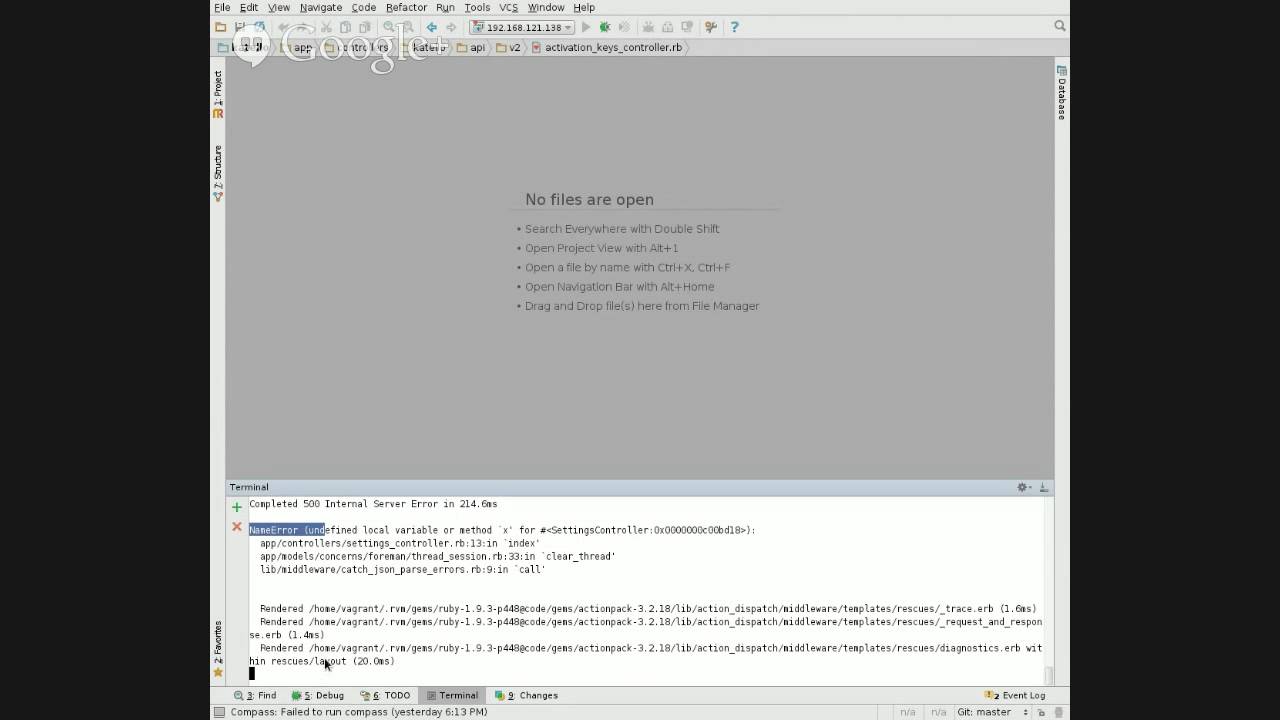 Katello & Foreman - Remote debugging with RubyMine