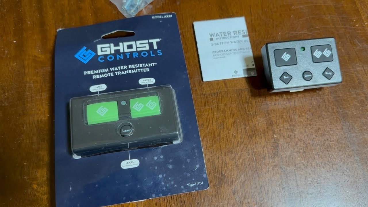 Ghost automatic gate remote control programming