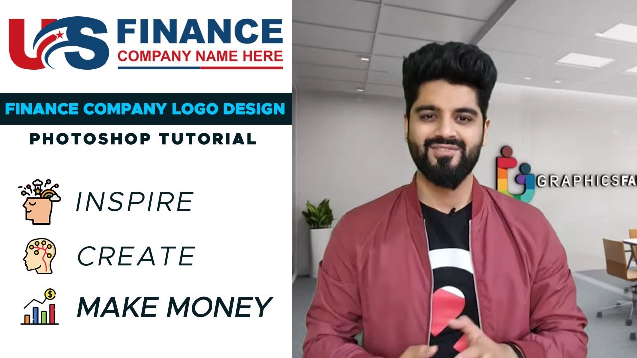 Finance Company Logo Design Tutorial in Adobe Photoshop