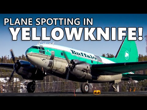 NORTHWEST TERRITORIES PLANE SPOTTING! Yellowknife Airport YZF (4K)