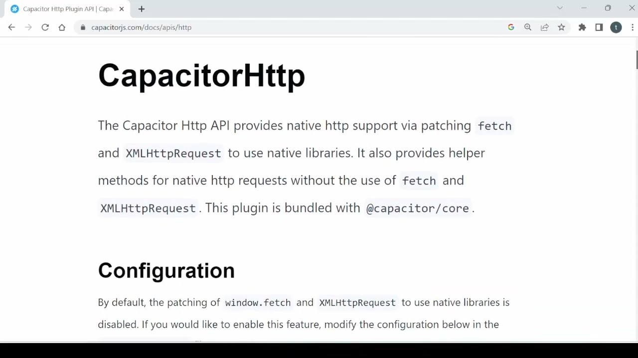 Ionic 6 Angular : The Capacitor Http API