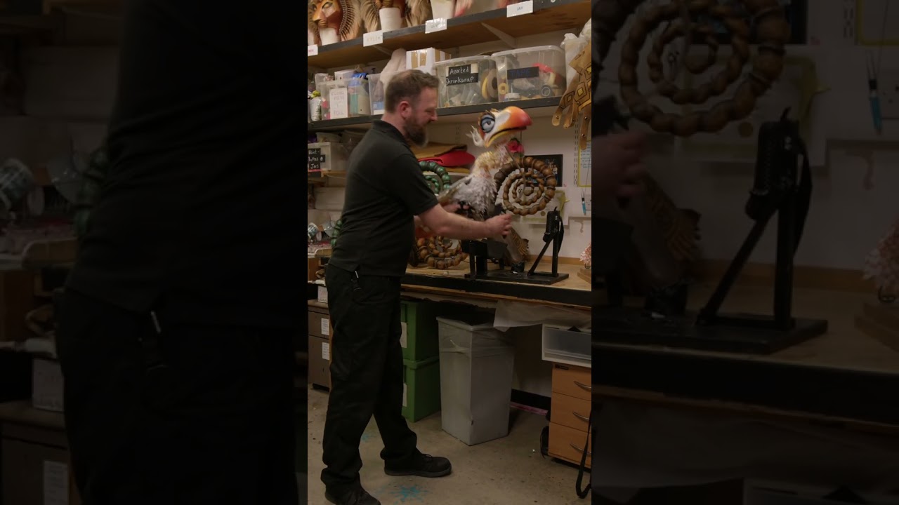 The Iconic Zazu Puppet | Lion King Cam 🦁 | Disney UK
