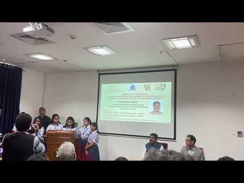 Students of GDGPS Dakshineswar Welcoming the Union Minister of Education, Shri Dharmendra Pradhan ji