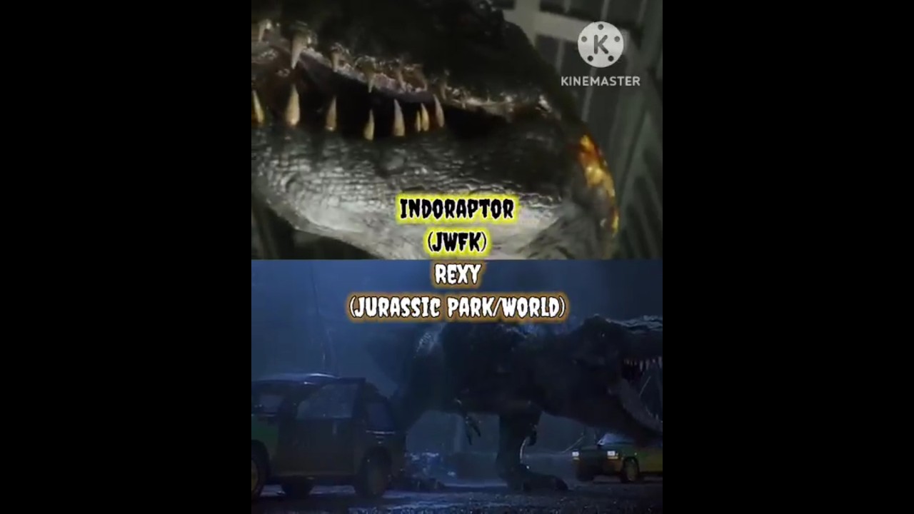 Rexy (JP/JW) vs Indoraptor (JWFK) | #jurassicworldfallenkingdom #indoraptor #tyrannosaurusrex #jw
