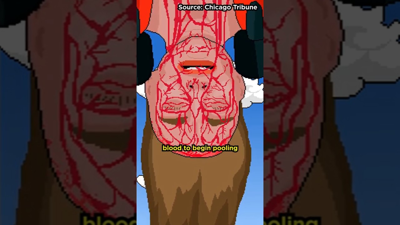 Woman Stuck Upside Down on a Roller Coaster 😨