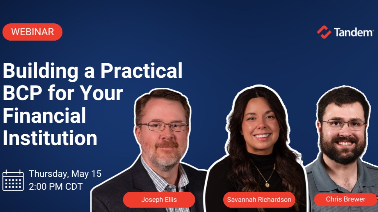 Building a Practical BCP for Your Financial Institution