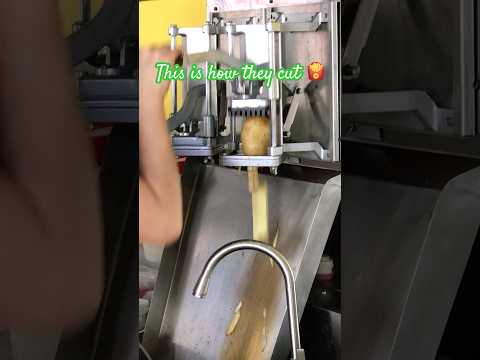 Amazing! Cutting potatoes 🥔 #apt