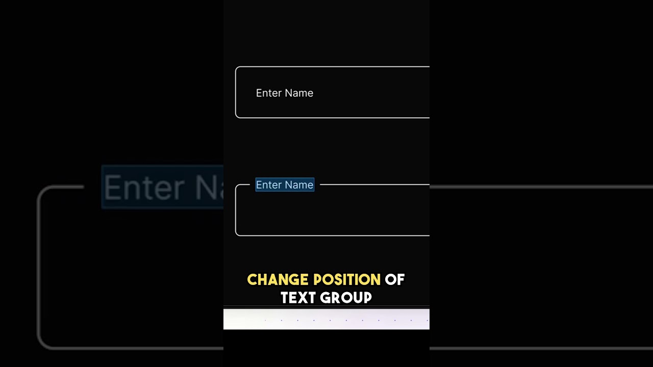 🔥How to create input field animation in 1 minute in #figma | Figma Animation Series #shorts