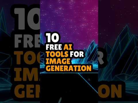 10 Free AI tools for Image Generation #freeaitools #imagegenerator
