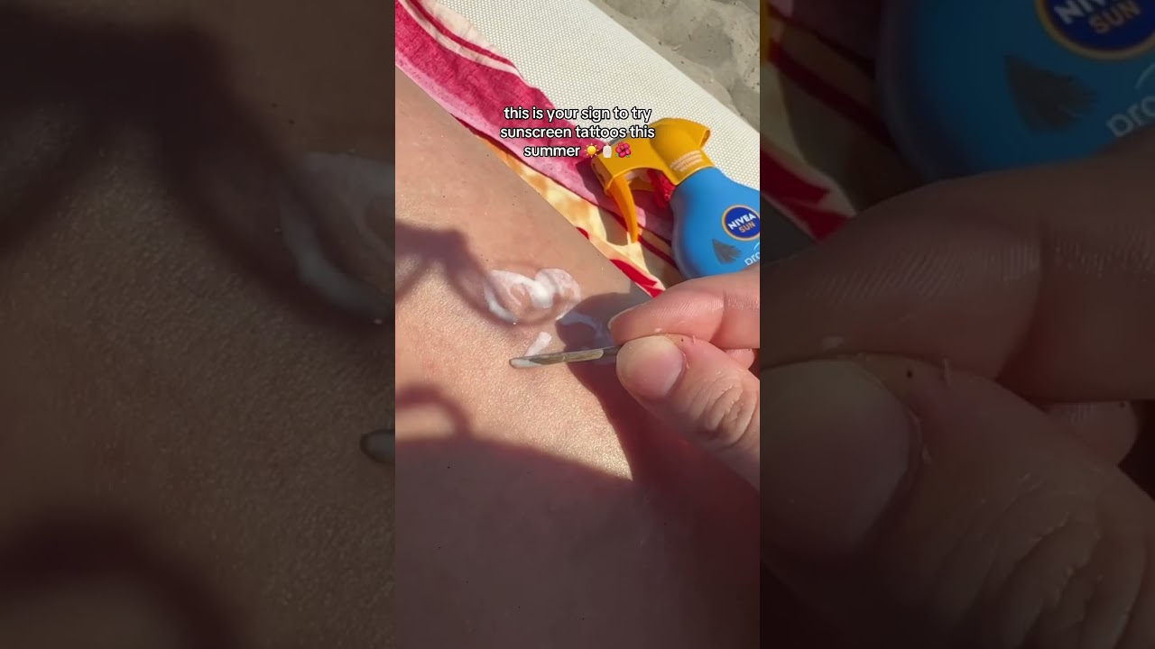 SPF tattoos 🤭🥰 #spf #summer #tattoo