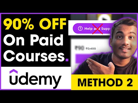 (METHOD 2) 🥳 Get upto 90% discount on Udemy Course | How to Get Udemy Discount Coupons 2022