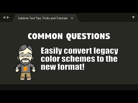[CQ26] Easily convert older color schemes