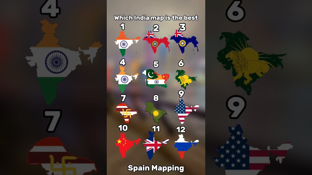 Which India map is the best #geography #history #mapping #map #world #india