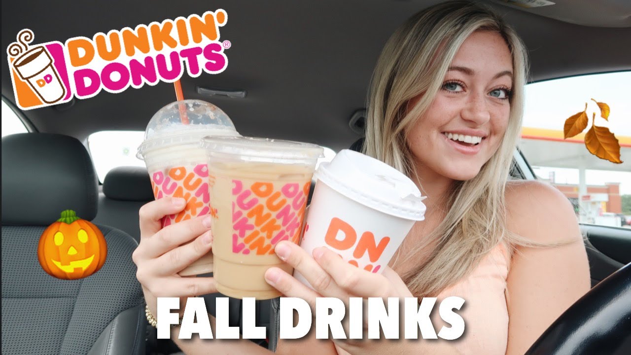Trying the new FALL Dunkin Donuts Menu Items | 2020