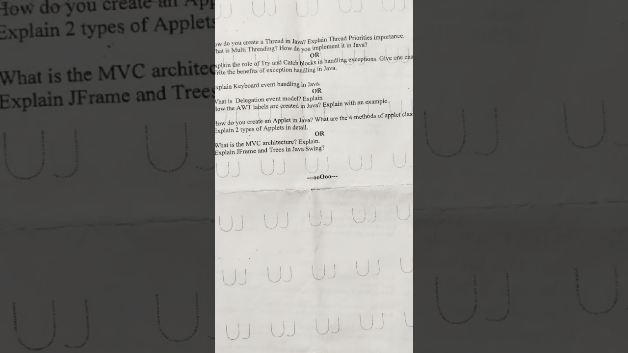 JNTUH R22 BTech 2 Year I Semester JAVA Question paper 😱🔥#jntuhyderabad