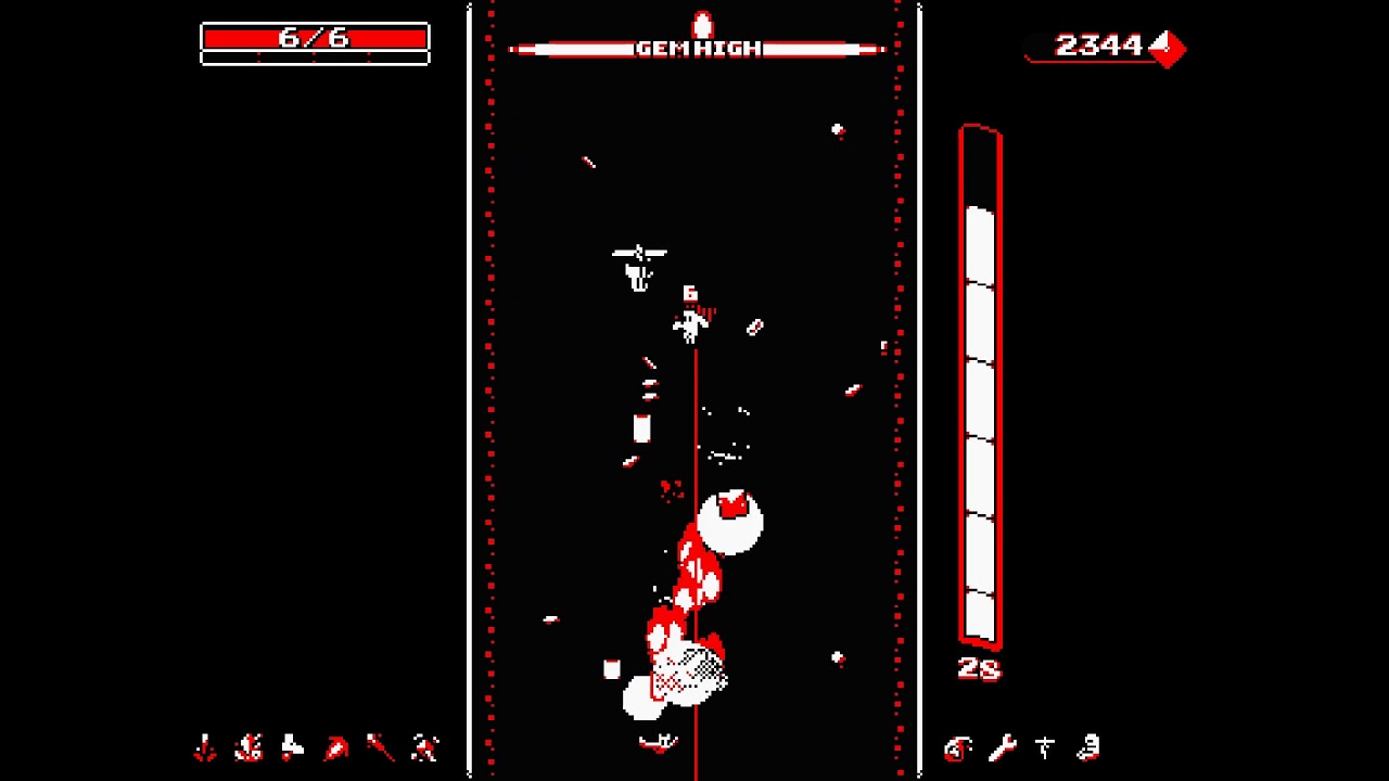 Downwell Hard Mode Playthrough