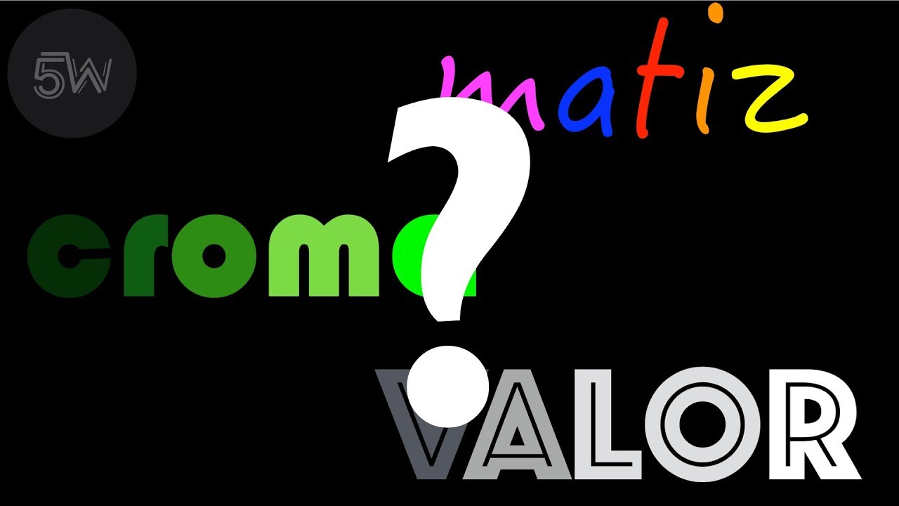 Aprenda características da COR: Matiz, Croma, Valor e Opacidade