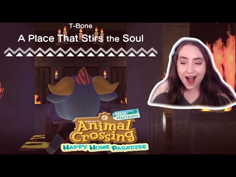 I Set T-Bone's Soul On Fire...Literally! | Animal Crossing Happy Home Paradise Build