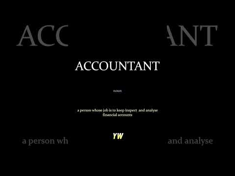 Accountant #How to pronounce and meaning of the word #learnenglish #vocab #vocabulary #english learn
