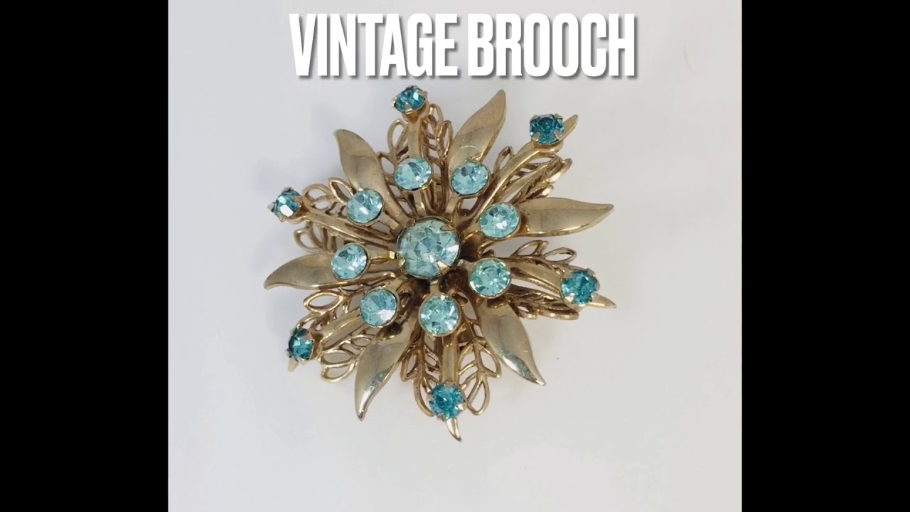 Vintage Rhinestone Pin
