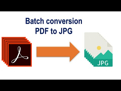 How to convert multiple Pdf files into Jpg in adobe acrobat dc | Action Wizard in Adobe Acrobat DC