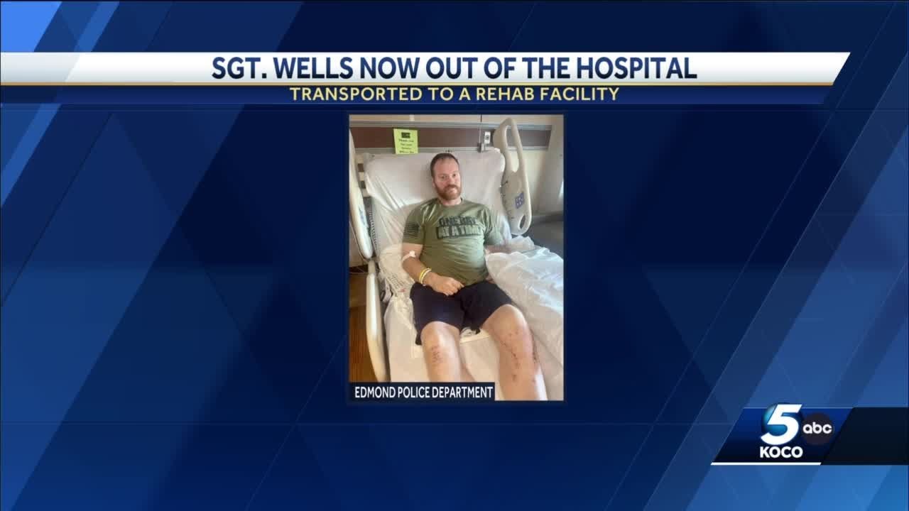 Edmond officer injured during pursuit making strides toward recovery, police say