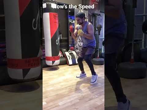 punching Speed Challenge Anuj Kumar Singh Indian Boxer