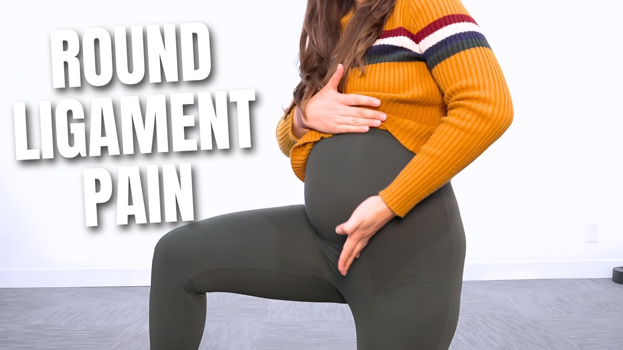 Sharp Pains in Pregnancy Explained! | Round Ligament Pain - Runners