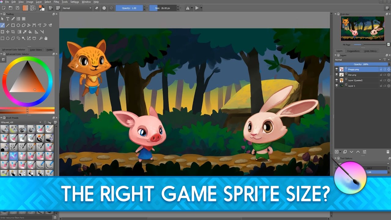 Game sprites: What's the right resolution?
