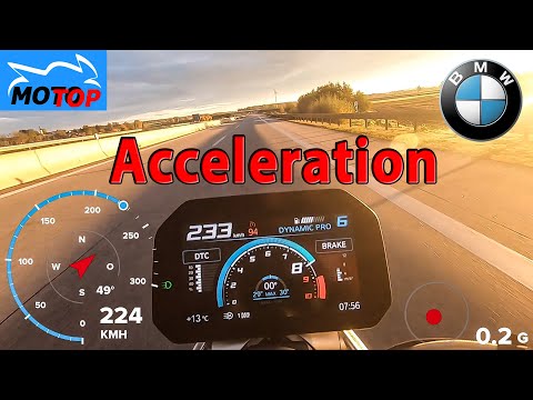BMW R1250R (2022) - ACCELERATION - GPS measured