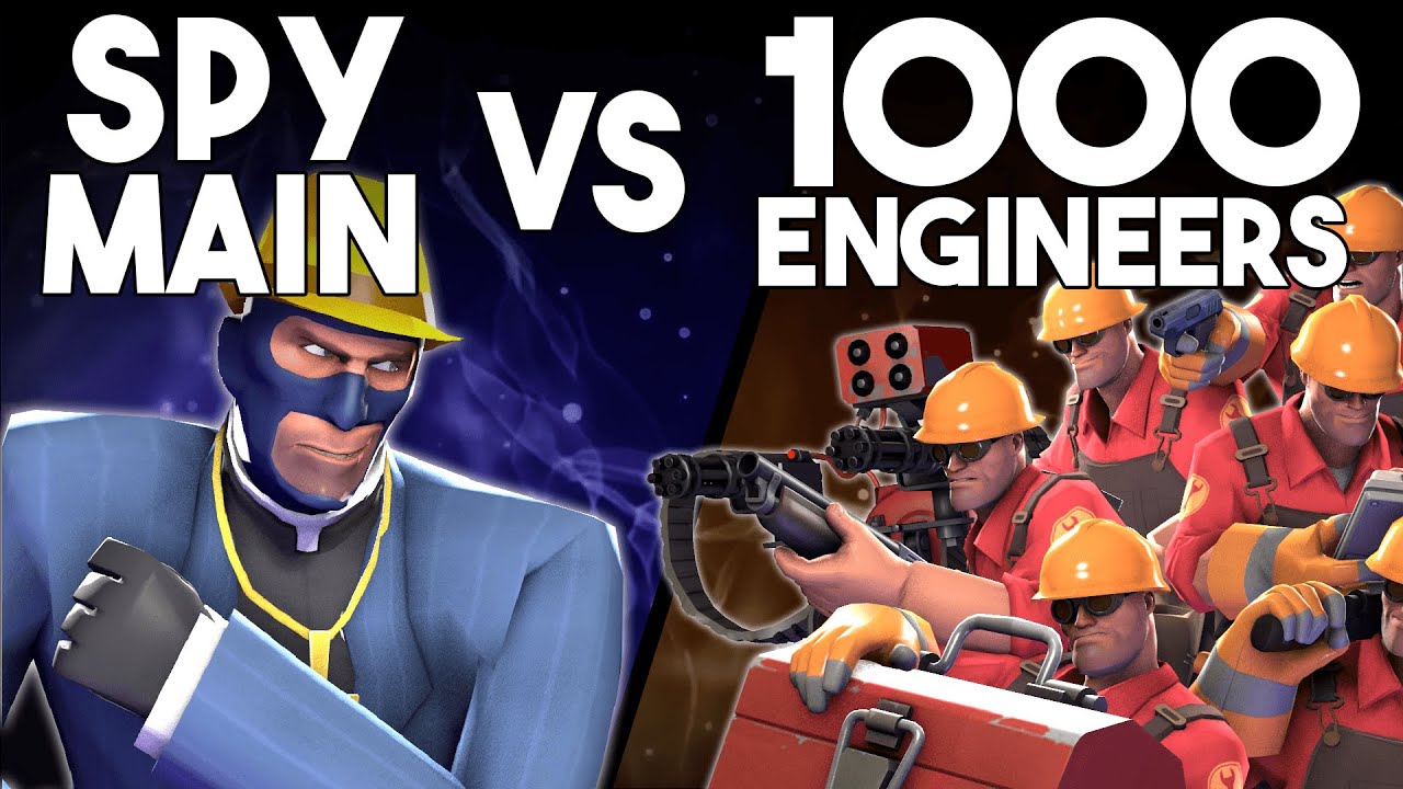 TF2: Spy Main vs 1000 ENGINEERS