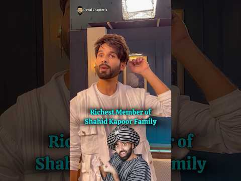 Richest Family Members of shahid kapoor #bollywood #shahidkapoor #ishaankhatter #mirarajput