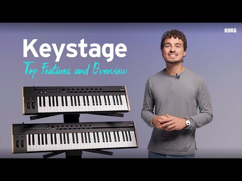 Korg Keystage 61 MIDI-Controller with Polyphonic Aftertouch | Reverb
