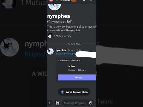 I got gifted Nitro (Best feelings on Discord)